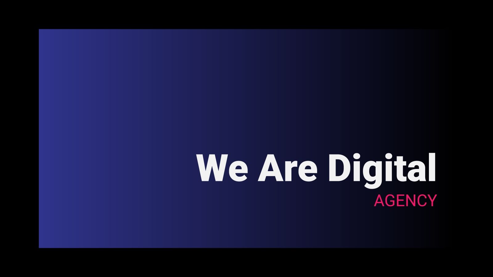 We Are Digital Google Slides theme & PowerPoint template