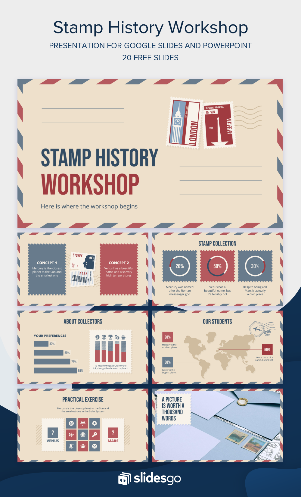 Stamping Workshop Google Slides theme & PowerPoint template