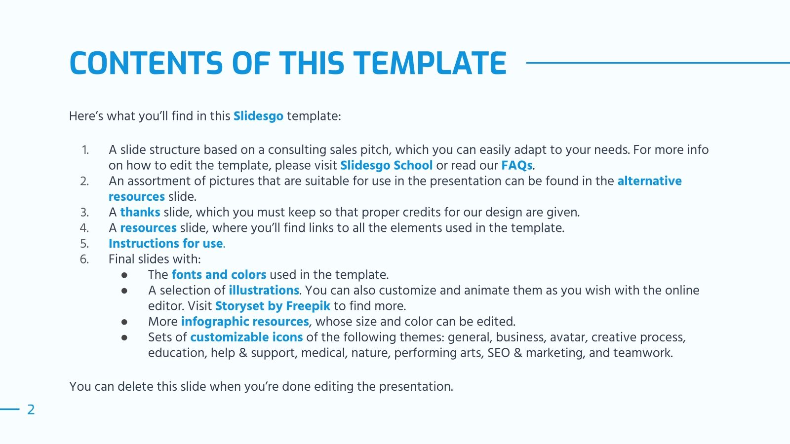 Blue Corporate Consulting Google Slides & PowerPoint template