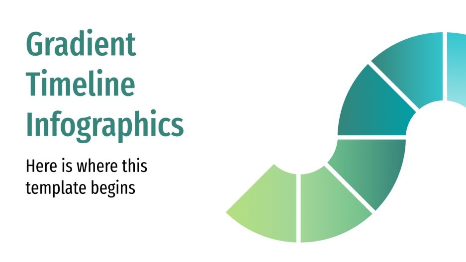 Gradient Timeline Infographics Google Slides & PowerPoint