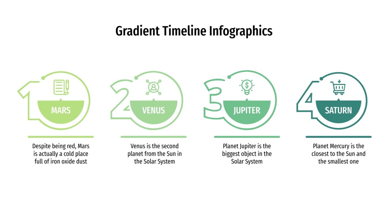 Gradient Timeline Infographics Google Slides & PowerPoint
