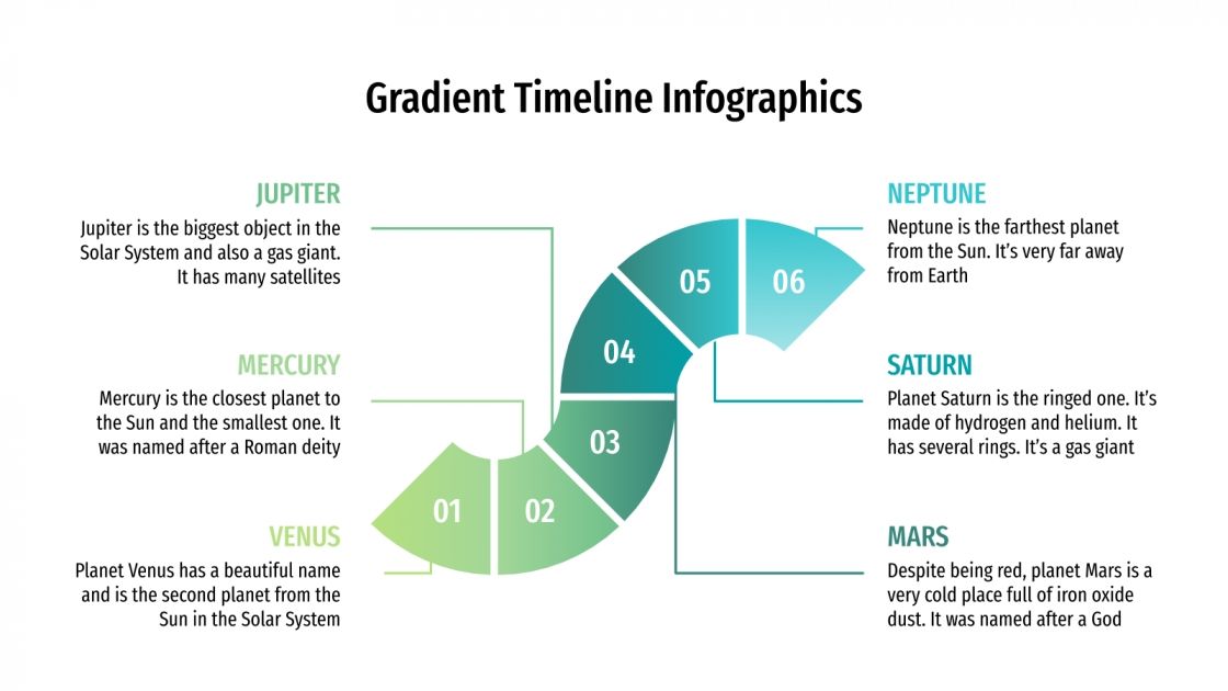 Gradient Timeline Infographics Google Slides & PowerPoint