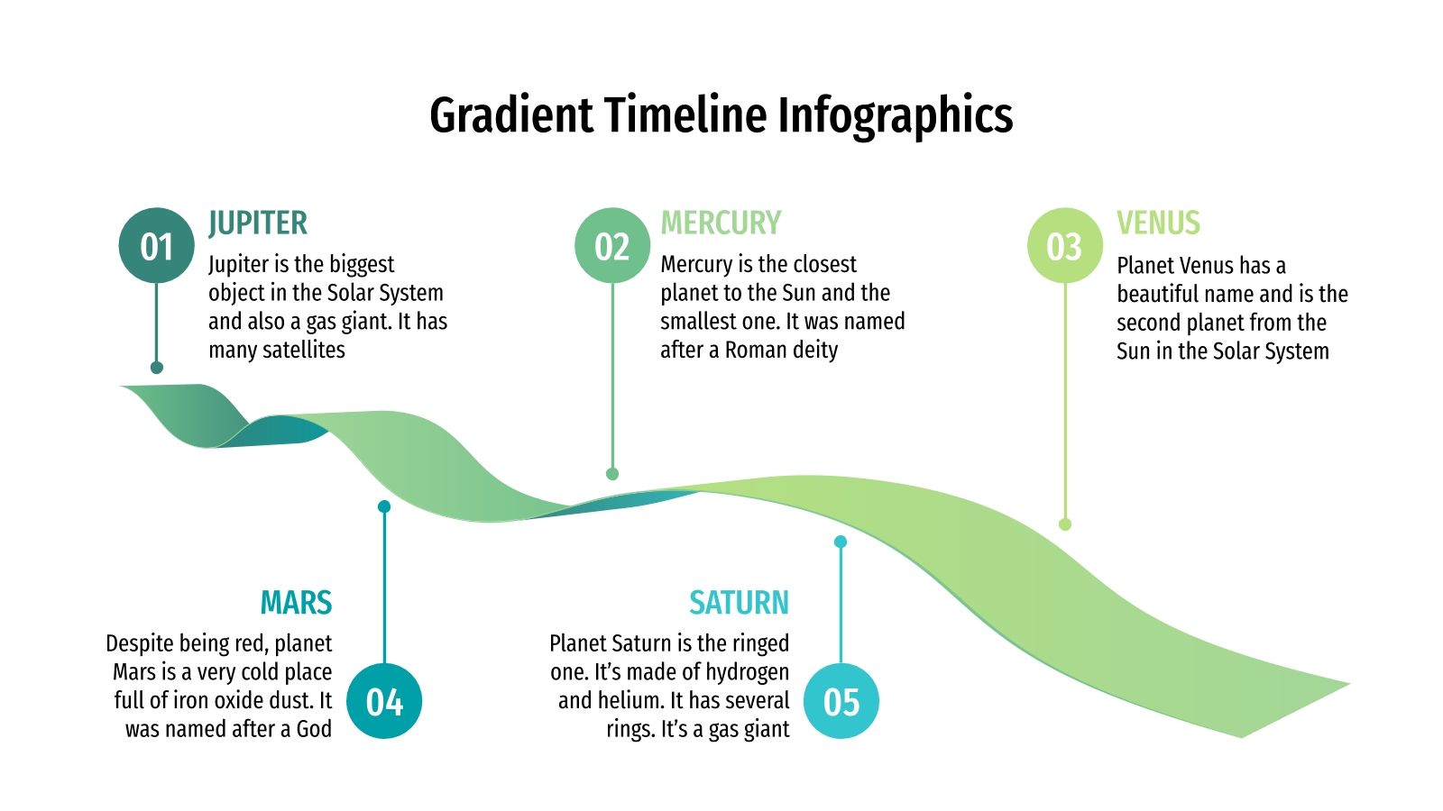 Gradient Timeline Infographics Google Slides & PowerPoint