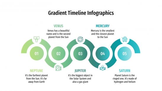 Gradient Timeline Infographics Google Slides & PowerPoint
