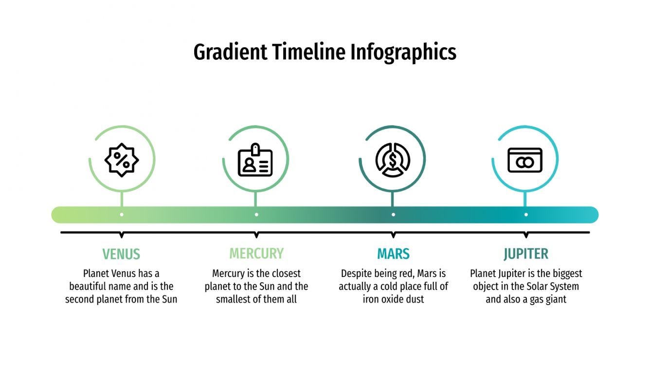 Gradient Timeline Infographics Google Slides & PowerPoint