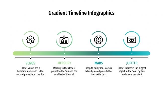 Gradient Timeline Infographics Google Slides & PowerPoint