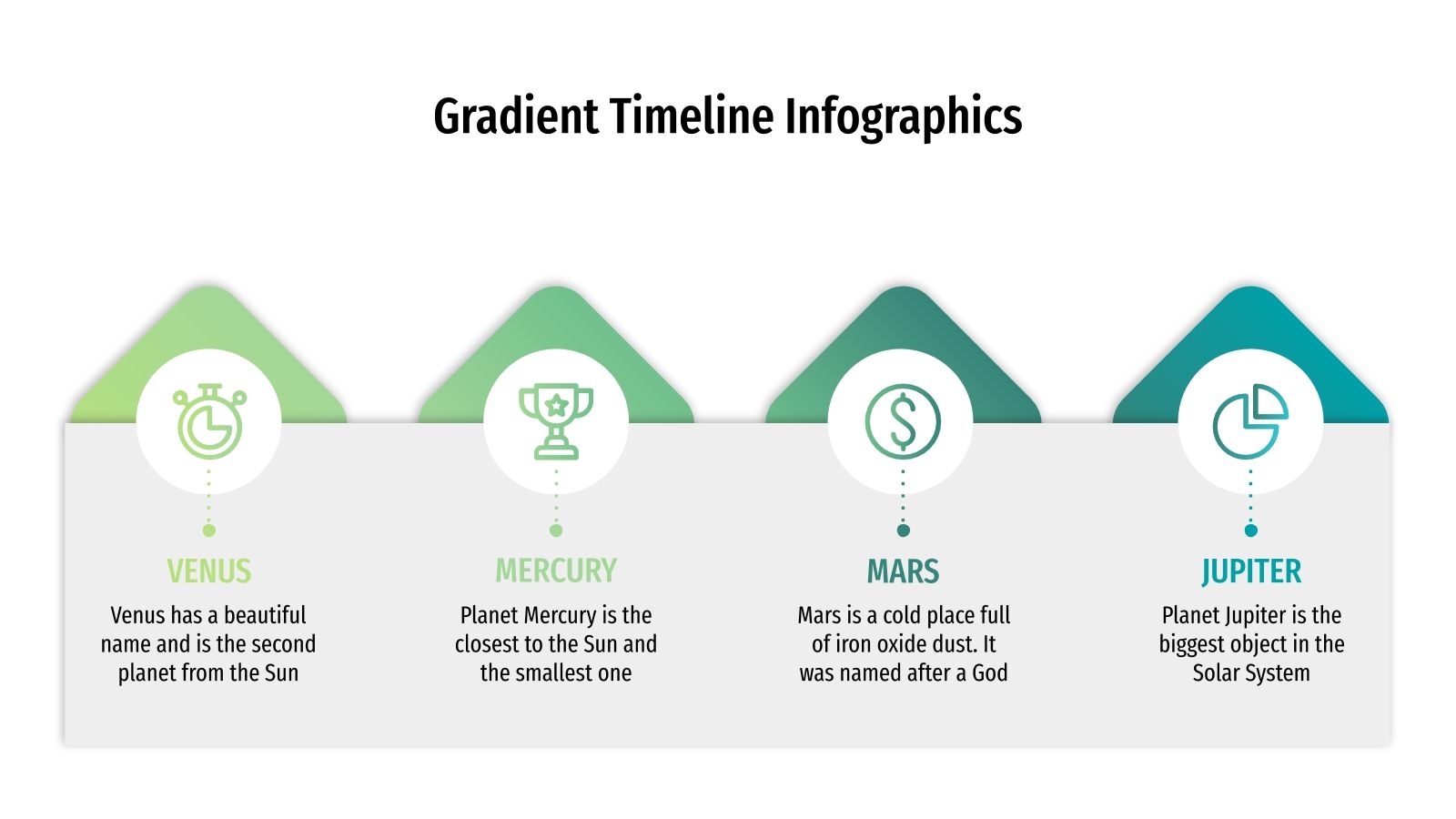 Gradient Timeline Infographics Google Slides & PowerPoint