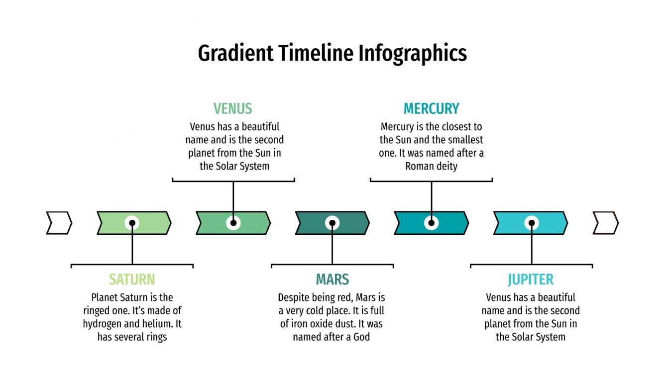 Gradient Timeline Infographics Google Slides & PowerPoint
