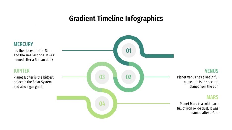 Gradient Timeline Infographics Google Slides & PowerPoint