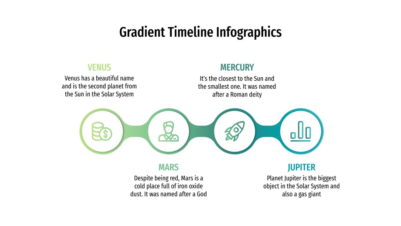 Gradient Timeline Infographics Google Slides & PowerPoint