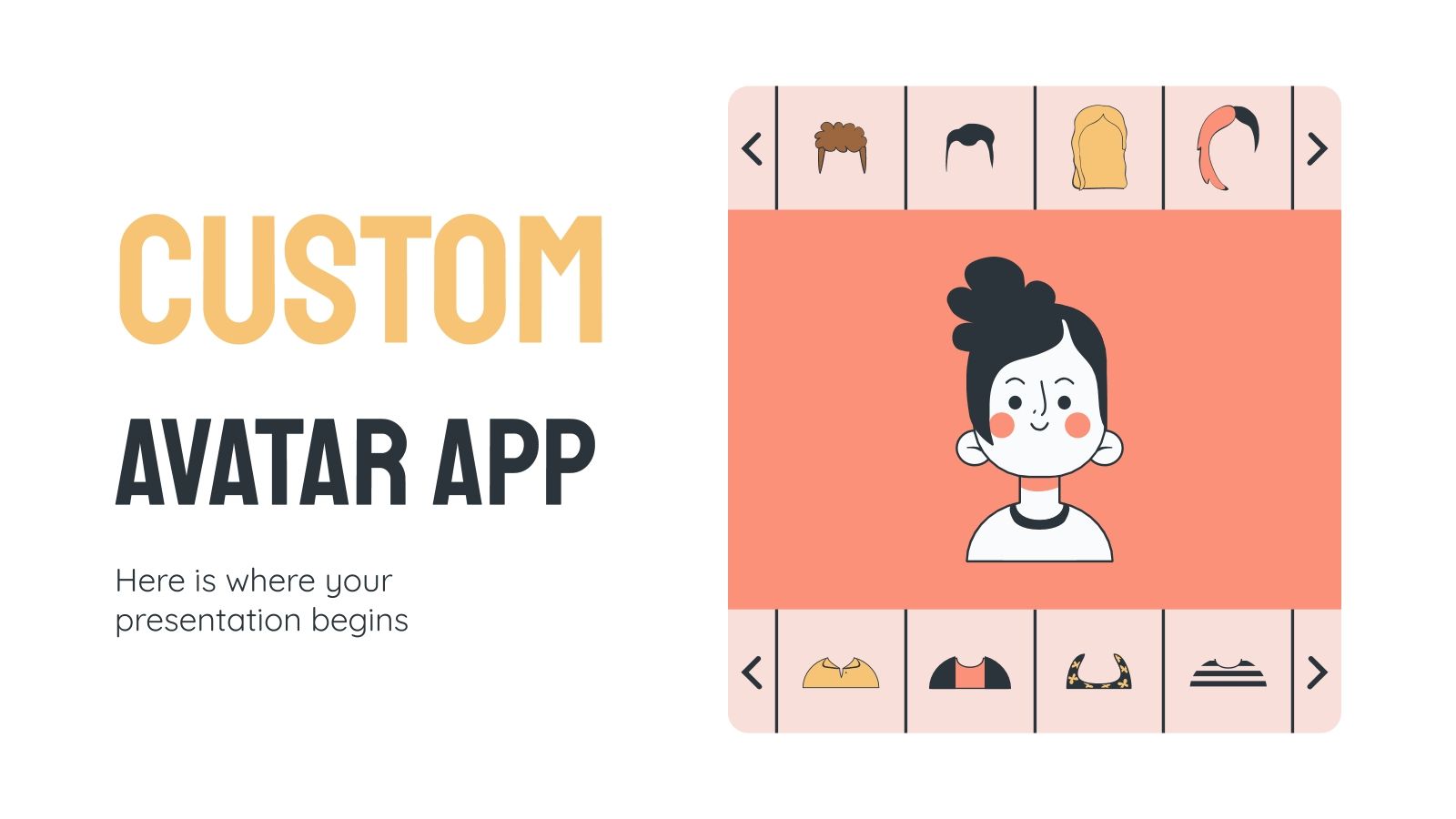 Custom Avatar App Google Slides & PowerPoint template