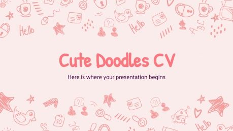 Cute Doodles CV | Google Slides & PowerPoint template