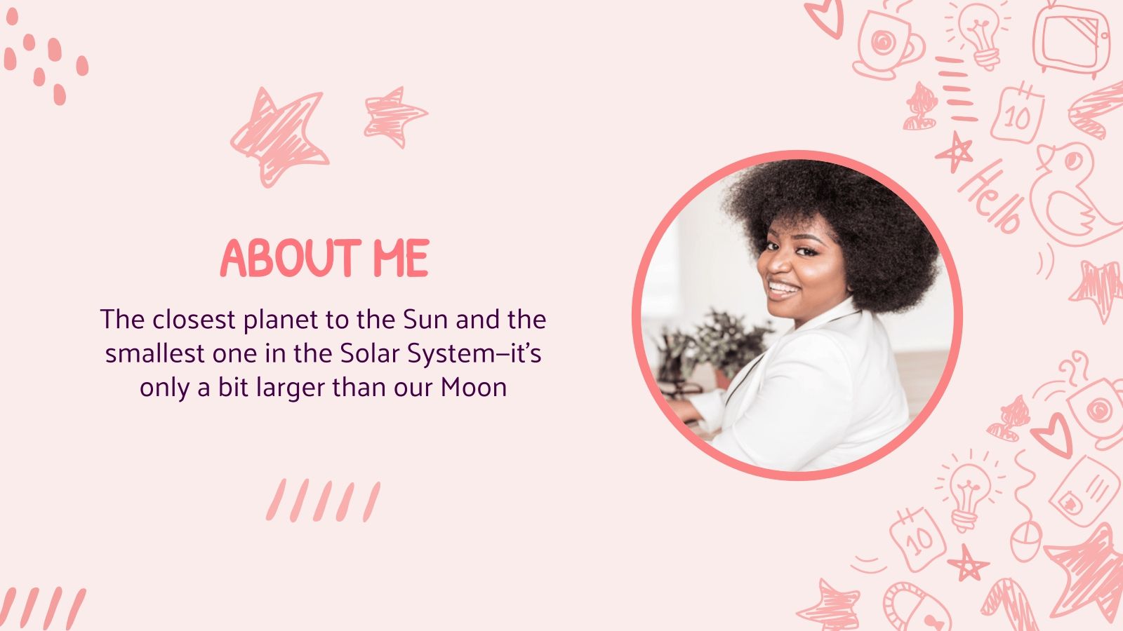 Cute Doodles CV | Google Slides & PowerPoint template