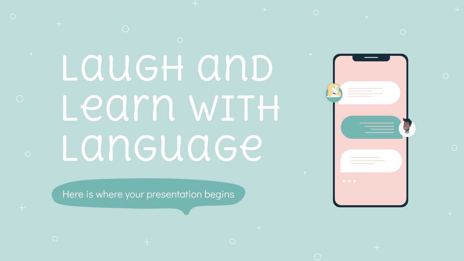 Laugh and Learn with Language | Google Slides and PPT template