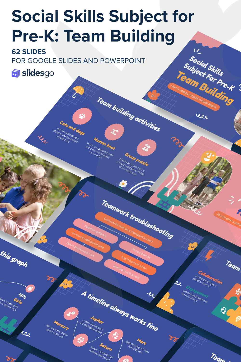 Social Skills Subject for Pre-K: Team Building | Google Slides