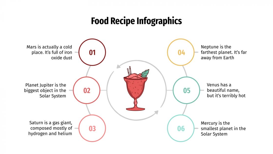 Infografías de recetas de cocina | Tema de Google Slides y PPT