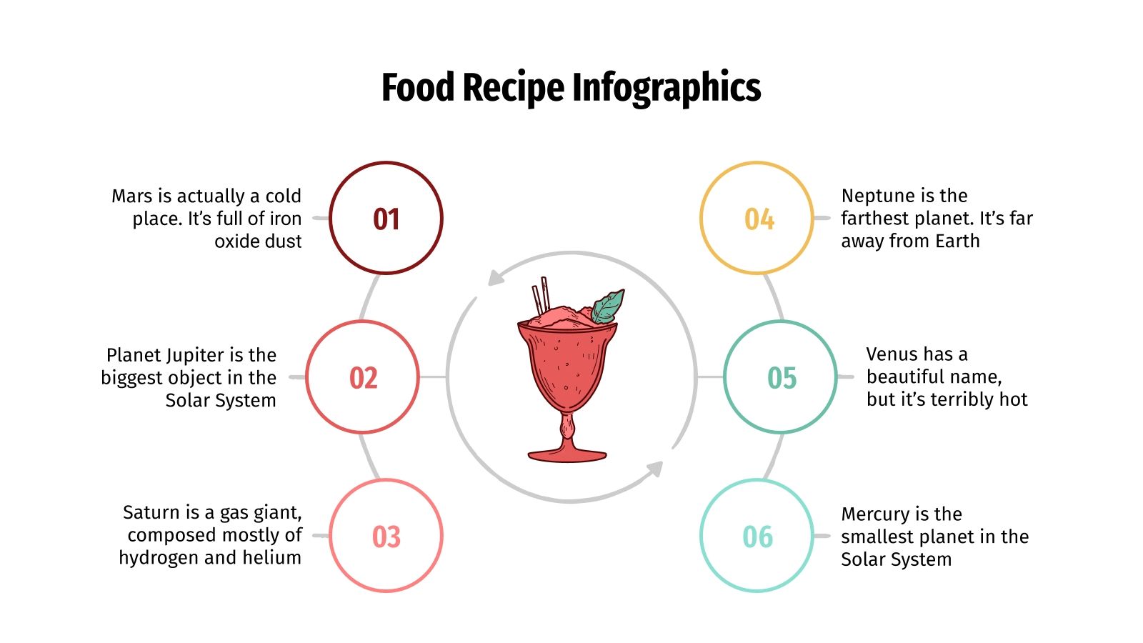Food Recipe Infographics Google Slides & PowerPoint template