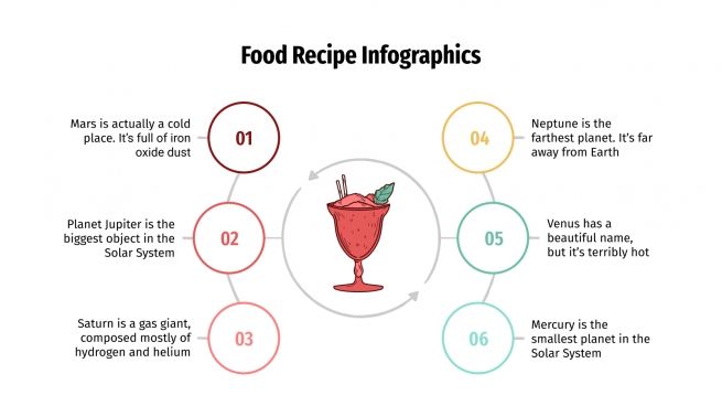 Food Recipe Infographics Google Slides & PowerPoint template