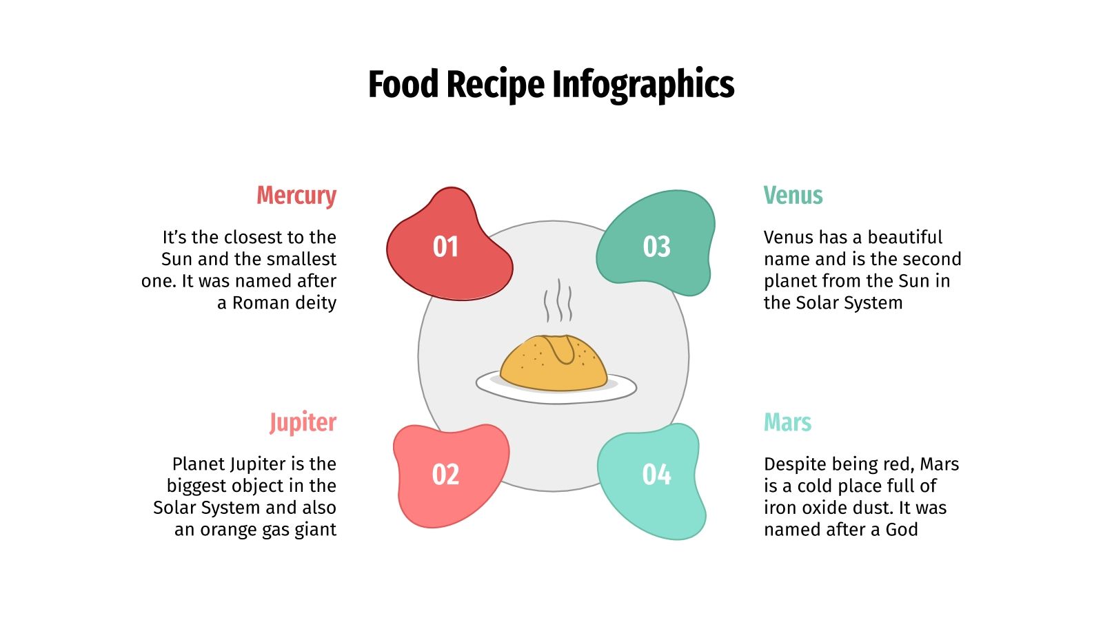 Food Recipe Infographics Google Slides & PowerPoint template