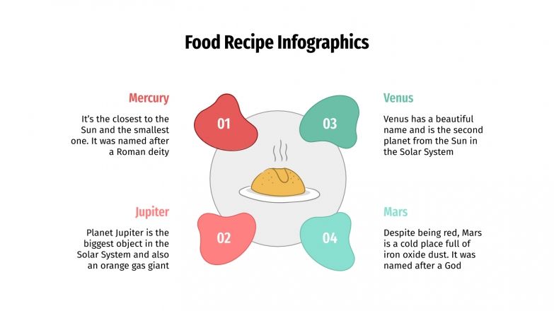 Food Recipe Infographics Google Slides & PowerPoint template