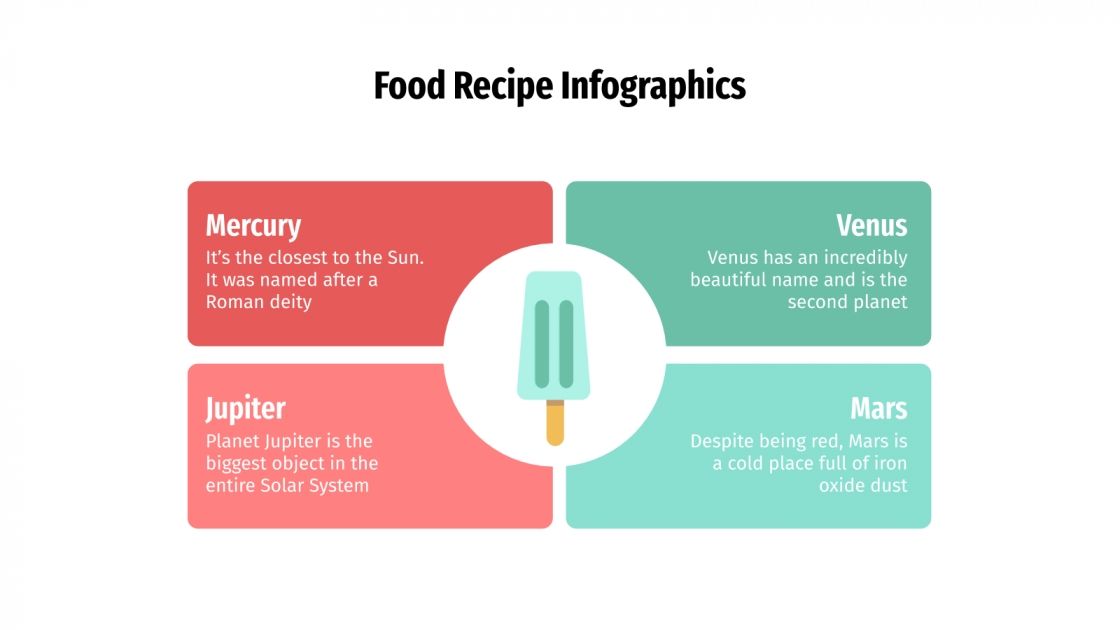 Food Recipe Infographics Google Slides & PowerPoint template