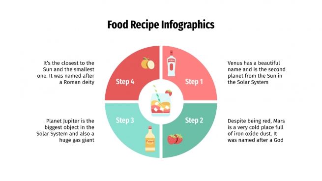 Food Recipe Infographics Google Slides & PowerPoint template