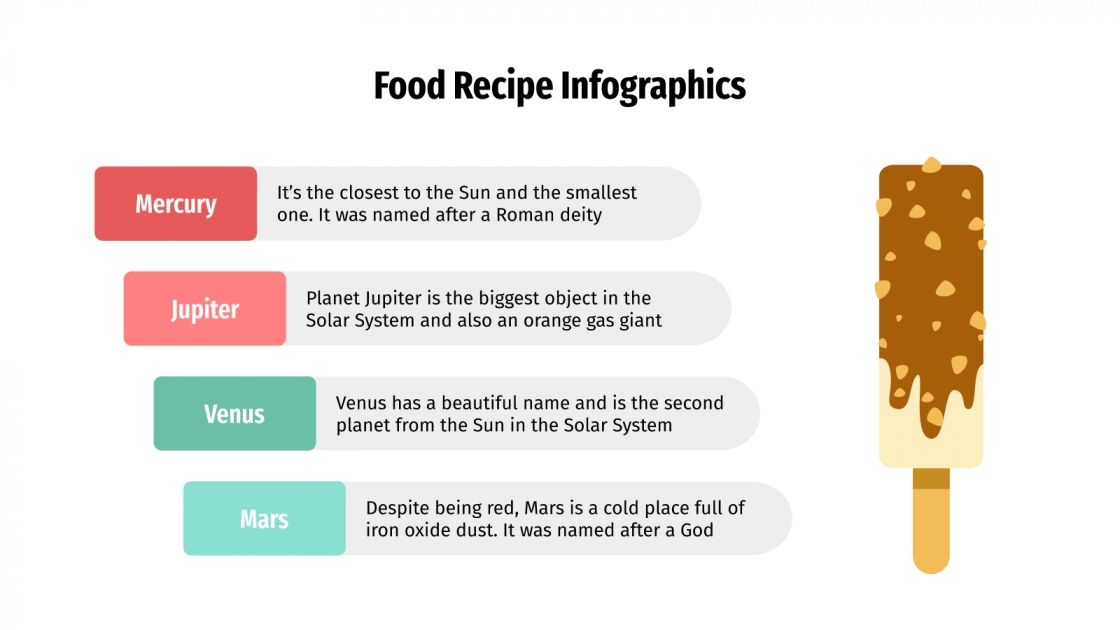 Food Recipe Infographics Google Slides & PowerPoint template
