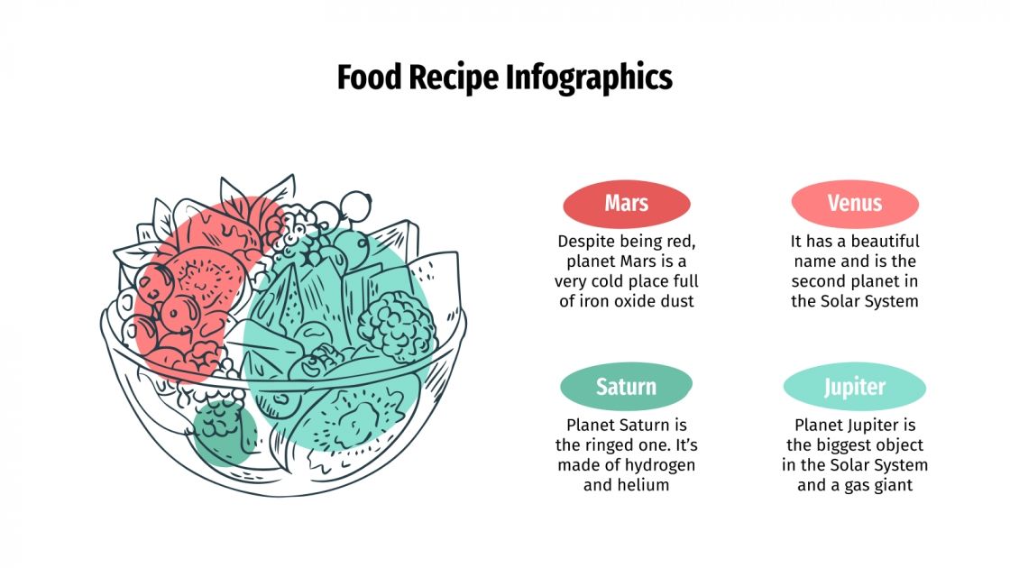 Food Recipe Infographics Google Slides & PowerPoint template