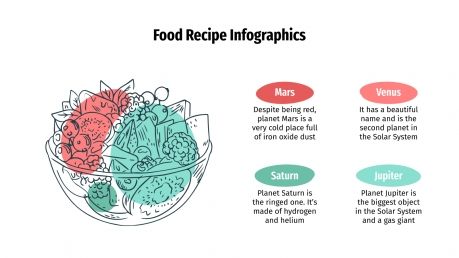 Food Recipe Infographics Google Slides & PowerPoint template
