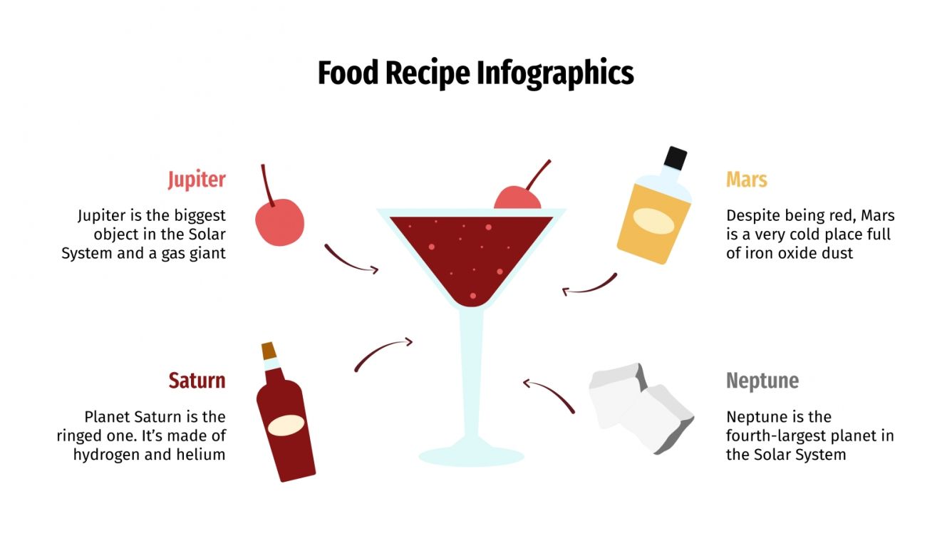 Food Recipe Infographics Google Slides & PowerPoint template