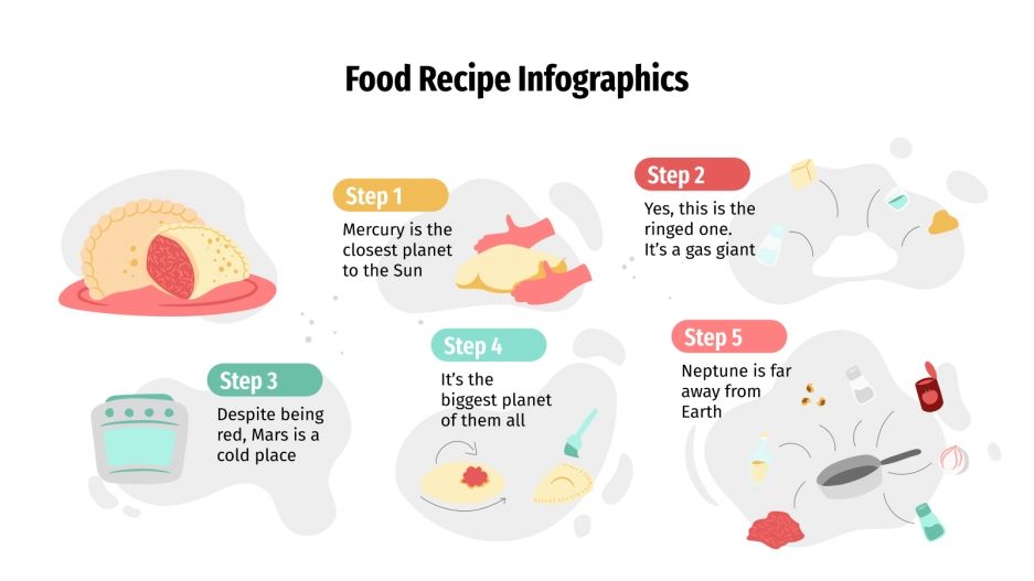 Food Recipe Infographics Google Slides & PowerPoint template