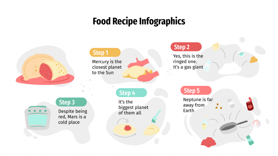 Food Recipe Infographics Google Slides & PowerPoint template