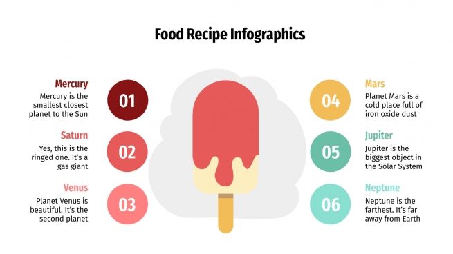 Food Recipe Infographics Google Slides & PowerPoint template
