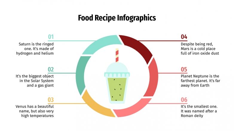 Food Recipe Infographics Google Slides & PowerPoint template