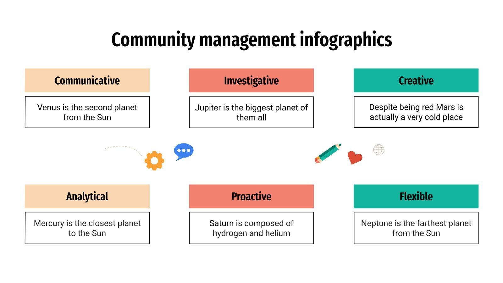 Infografías sobre Community Management | Google Slides & PPT