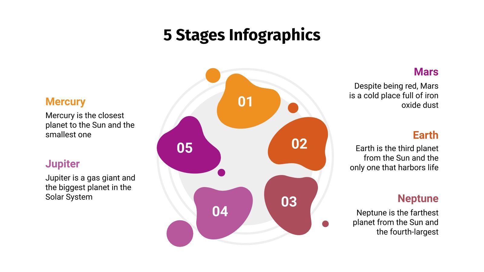 5 Stages Infographics Google Slides & PowerPoint