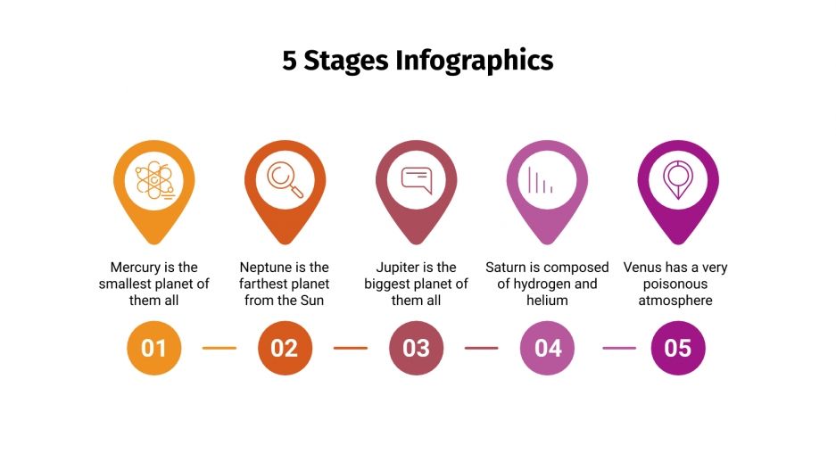 5 Stages Infographics Google Slides & PowerPoint