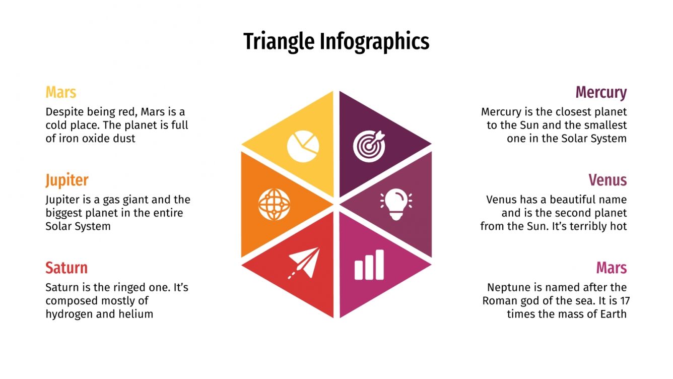 Infografías con triángulos | Tema de Google Slides y PowerPoint