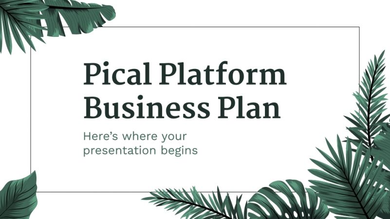 Free templates about plants for Google Slides and PowerPoint