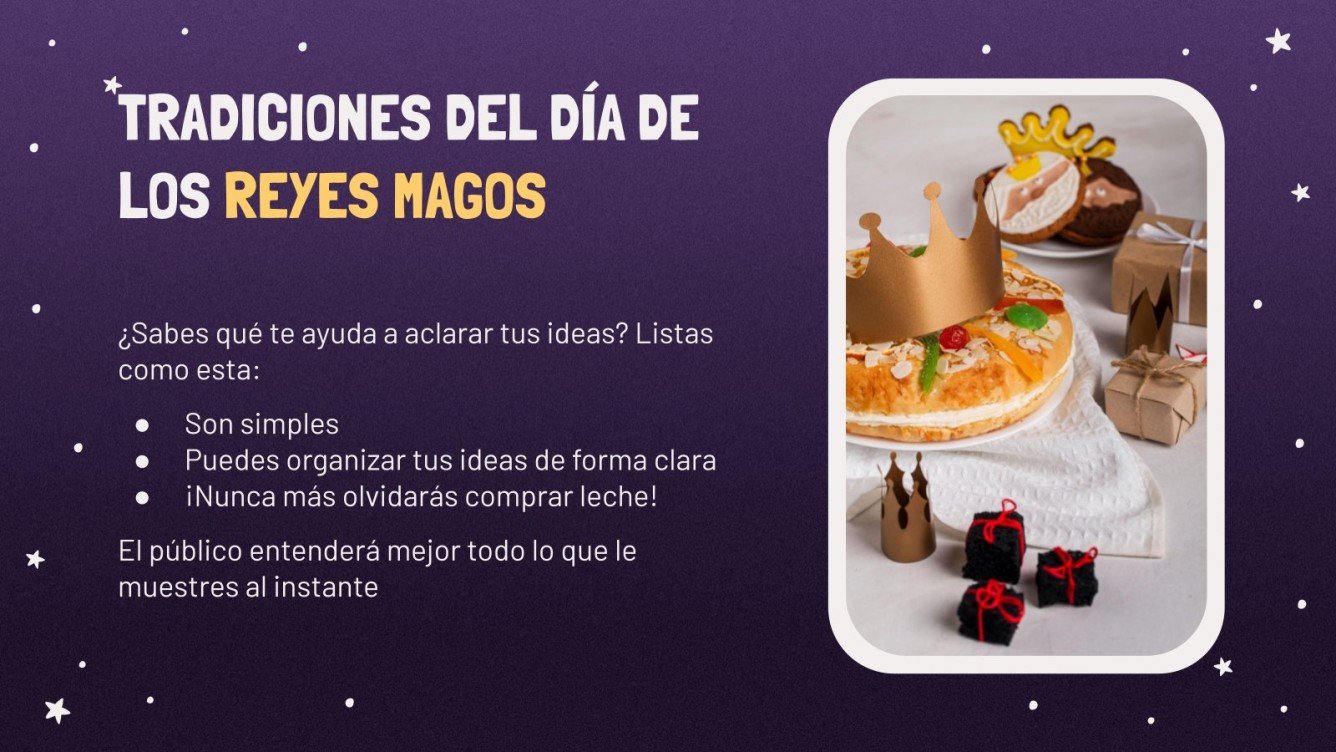 Día de los Reyes Magos | Google Slides y PowerPoint