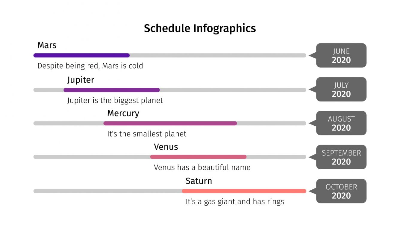 Schedule Infographics Google Slides theme & PowerPoint template