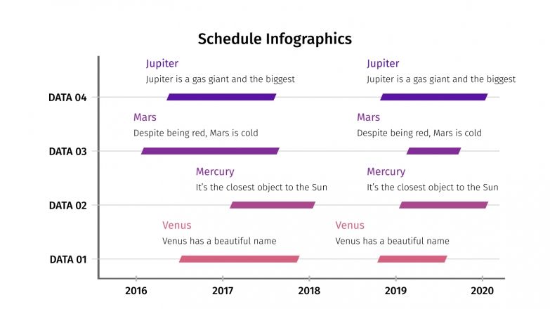 Schedule Infographics Google Slides theme & PowerPoint template