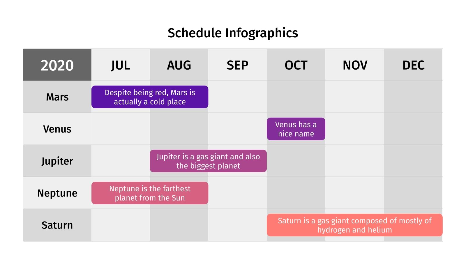 Schedule Infographics Google Slides theme & PowerPoint template