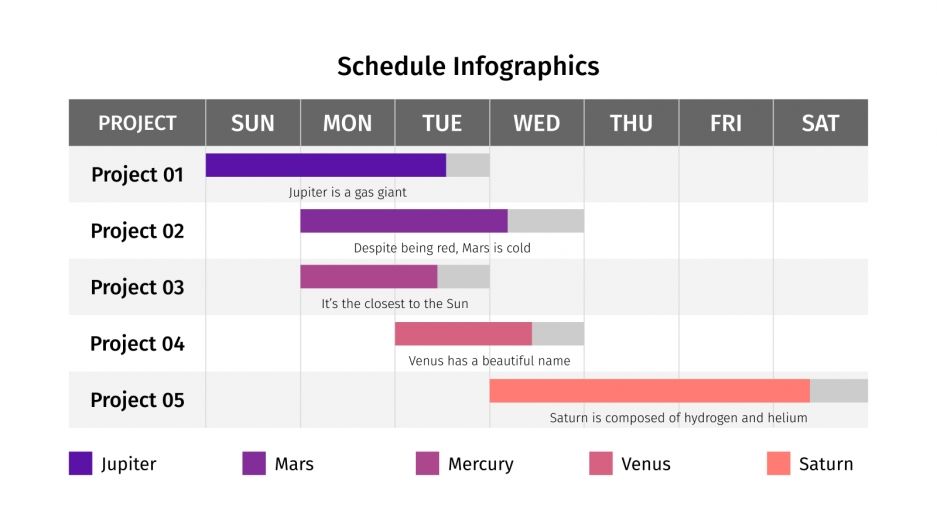 Schedule Infographics Google Slides theme & PowerPoint template