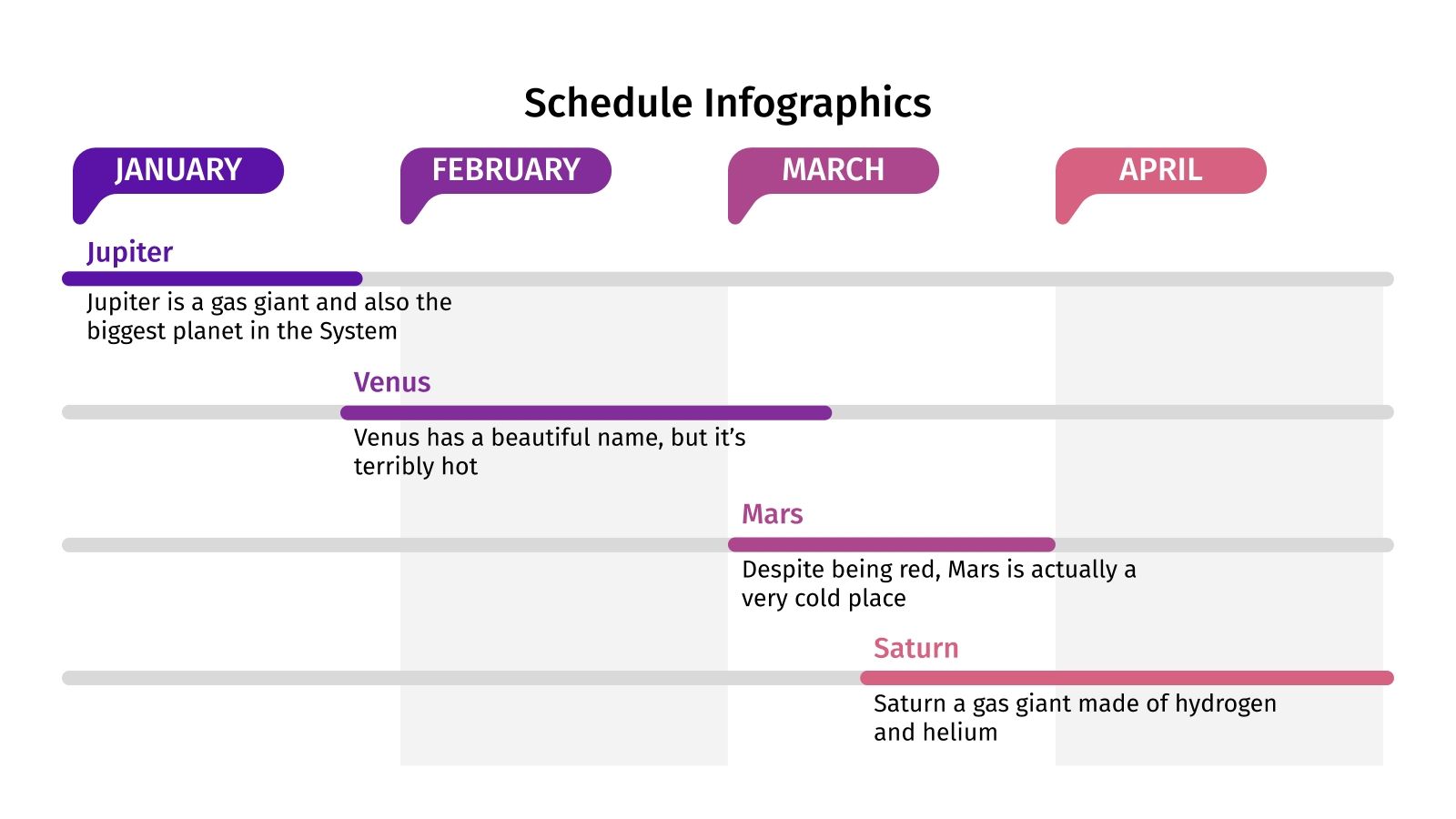 Schedule Infographics Google Slides theme & PowerPoint template