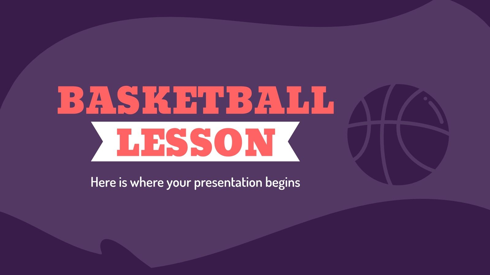 Basketball Lesson Google Slides theme & PowerPoint template