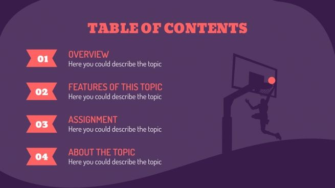 Basketball Lesson Google Slides theme & PowerPoint template