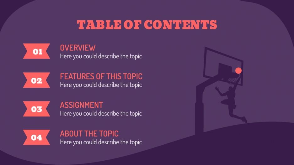 Basketball Lesson Google Slides theme & PowerPoint template