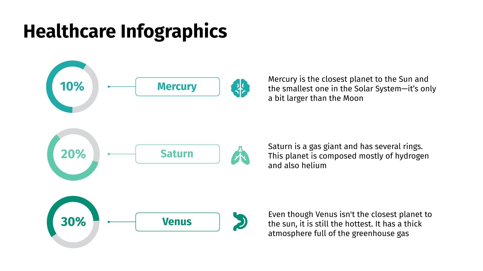 Infografías de salud | Tema de Google Slides y PowerPoint