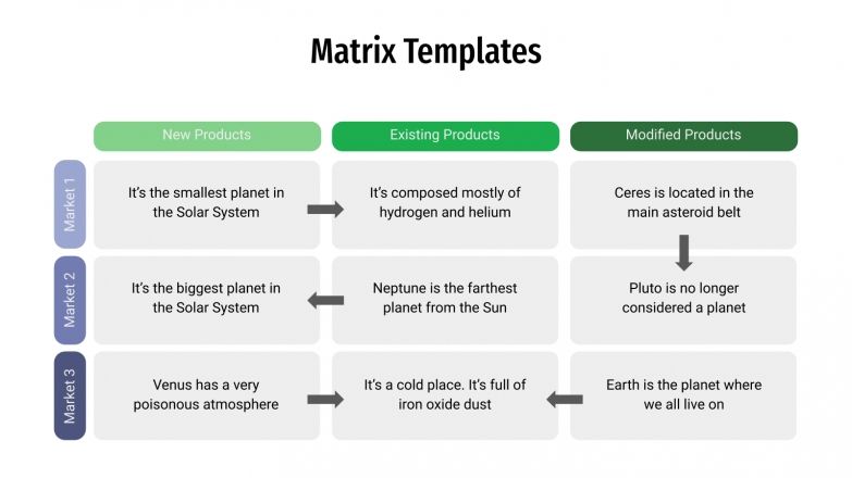 Matrix Templates Google Slides & PowerPoint template